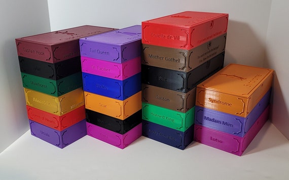 Villainous Character Boxes Complete Set Villainous Board - Etsy