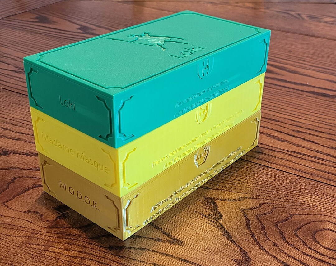 Marvel Villainous Character Boxes Mischief and Malice Set - Etsy