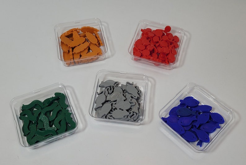 Upgraded Wingspan Food Resource Tokens - 125+ Pieces | Wingspan Board ...