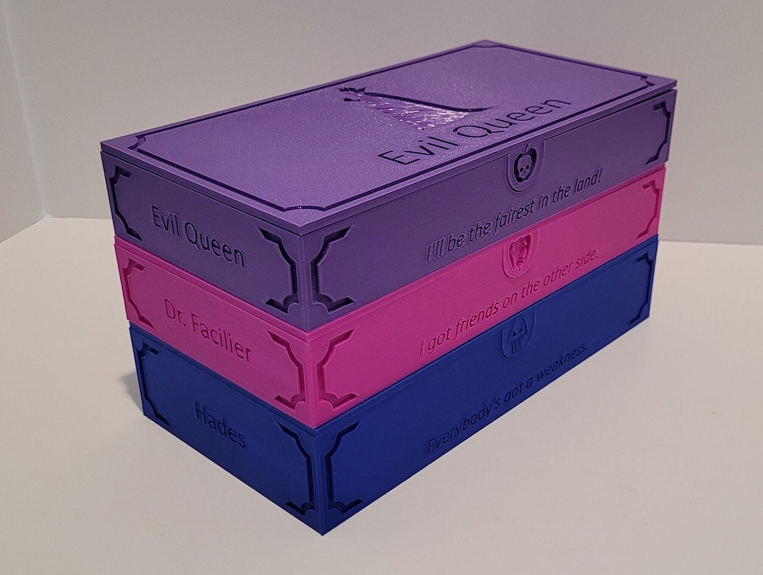 Villainous Character Boxes Wicked to the Core Set Villainous - Etsy