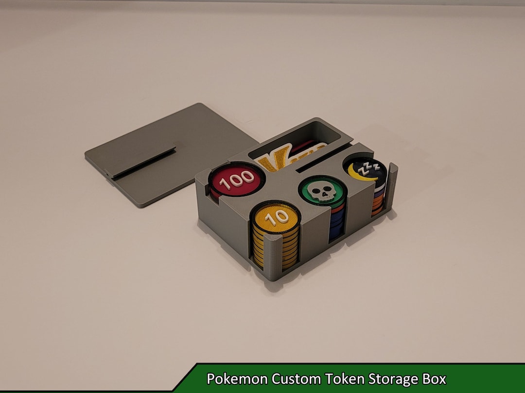 Pokemon TCG Custom Tokens Storage Box | Pokemon TCG - Etsy
