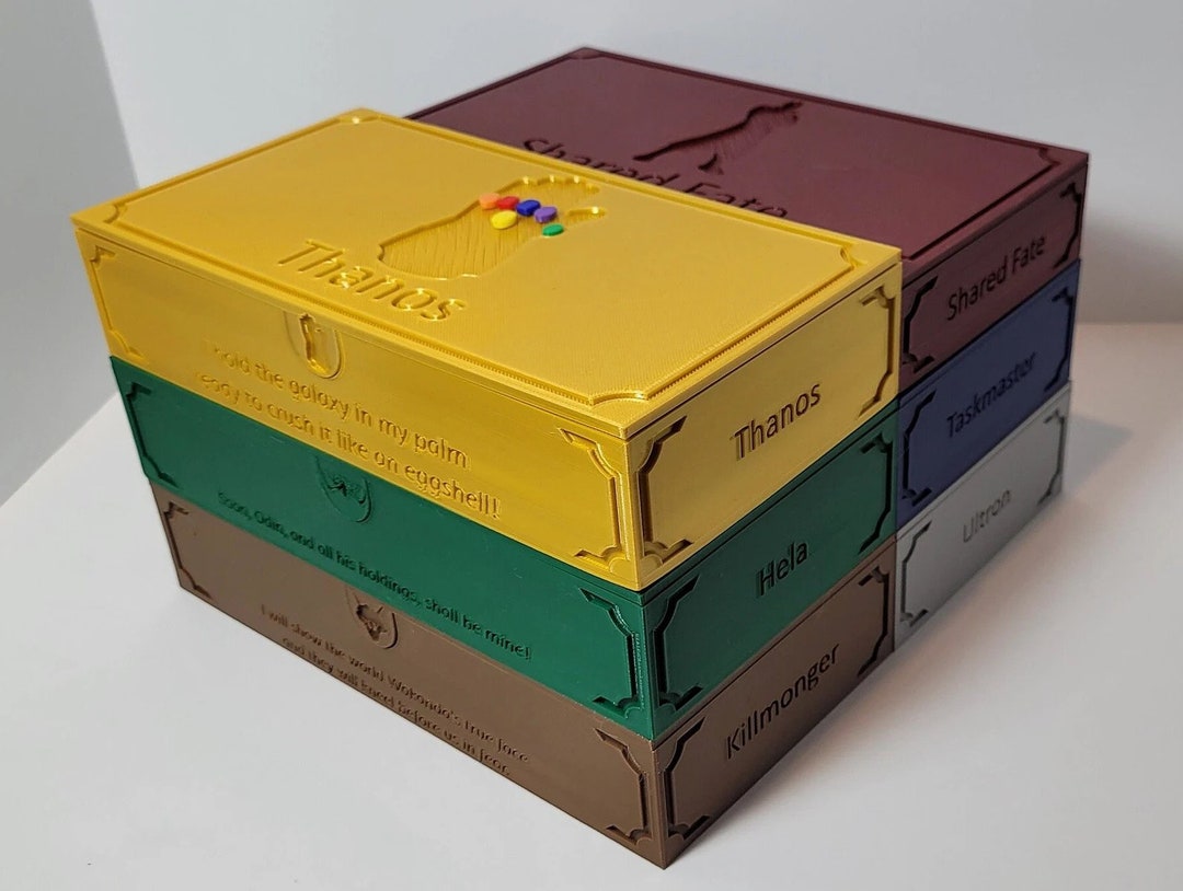 Marvel Villainous Character Boxes Base Set Marvel Villainous - Etsy