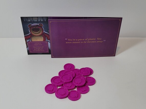 Lotso Upgrade Tokens Villainous Board Game - Etsy India