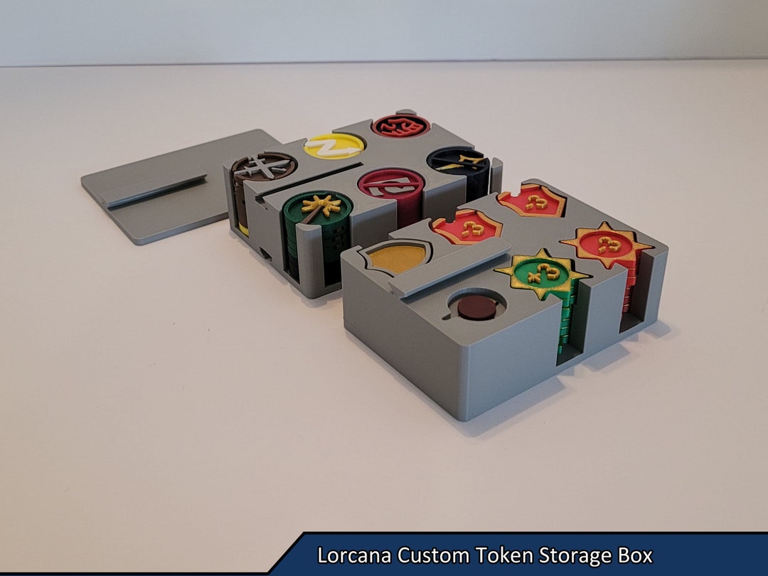 Lorcana Custom Tokens Storage Box Lorcana TCG - Etsy UK