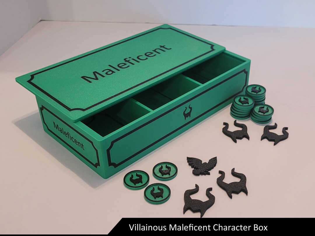 Maleficent Character Box | Villainous Board Game - Etsy