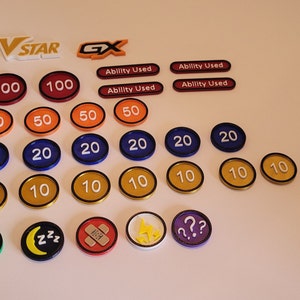 Pokemon TCG Reminder Tokens | Pokemon TCG - Etsy