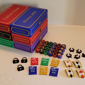 Villainous Character Boxes Complete Set | Villainous Board Game - Etsy