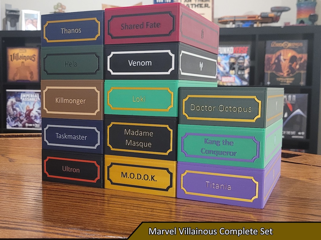 Marvel Villainous Character Boxes Complete Set | Marvel Villainous ...
