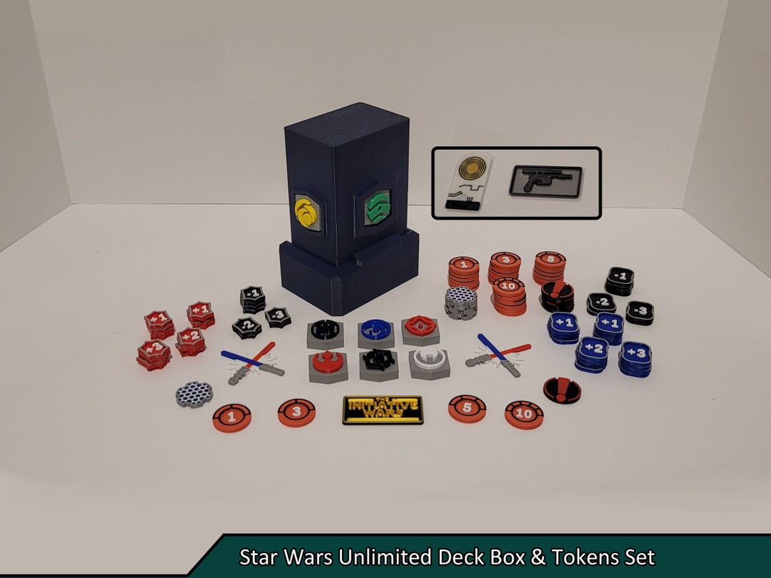 Star Wars Unlimited Deck Box & Tokens Set | Standard Deck Box | 93 ...
