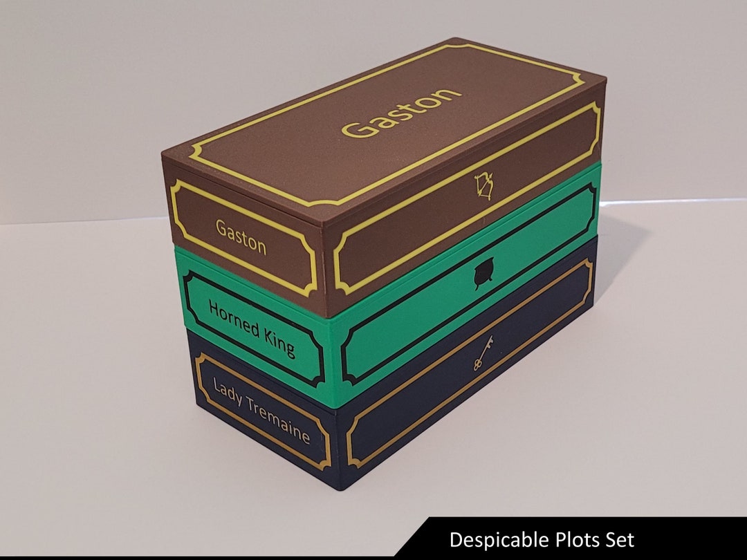 Villainous Character Boxes Despicable Plots Set | Villainous Board Game ...