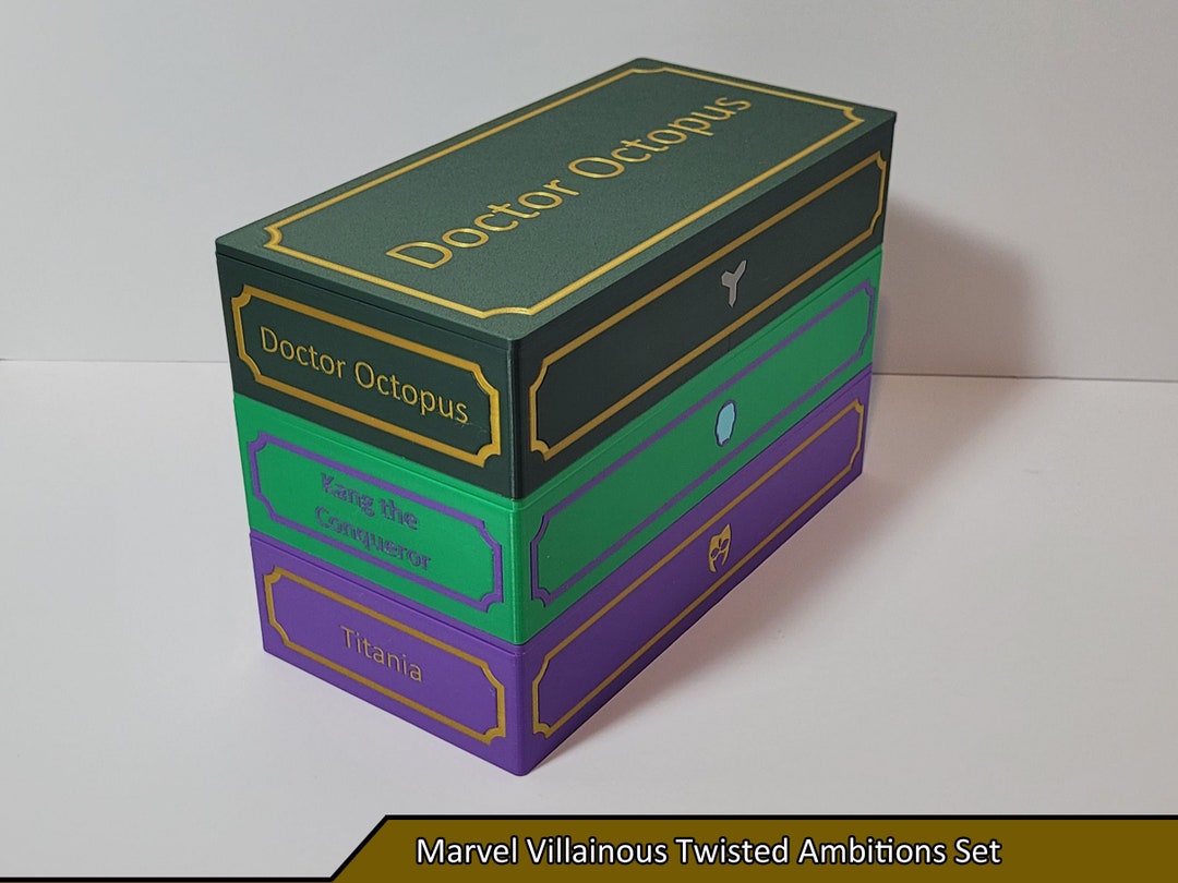 Marvel Villainous Character Boxes Twisted Ambitions Set Marvel ...