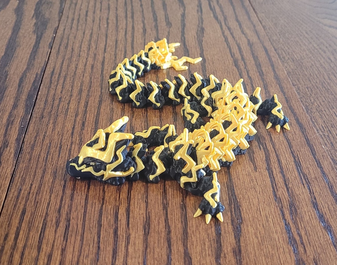 Articulated Storm Dragon | Cinderwing3d | Fidget Toy | Gift for Child ...