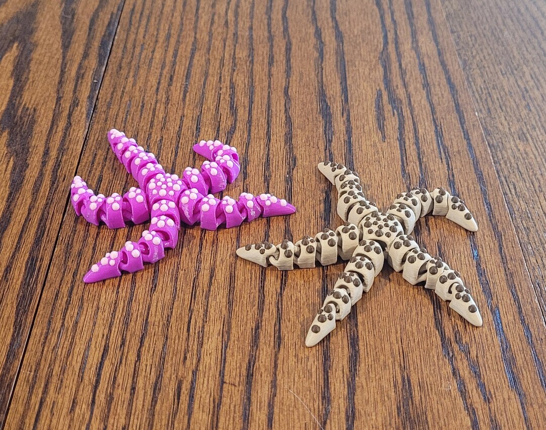 Articulated Starfish | Cinderwing3d | Fidget Toy | Gift for Child ...