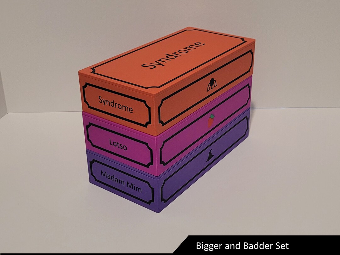 Villainous Character Boxes Bigger and Badder Set | Villainous Board ...