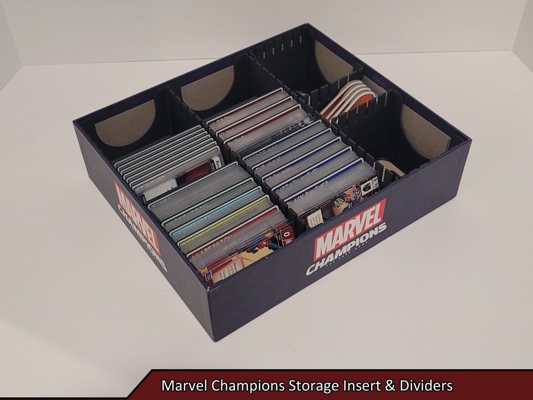 Marvel Champions Storage Insert & Dividers | Marvel Champions the Card ...