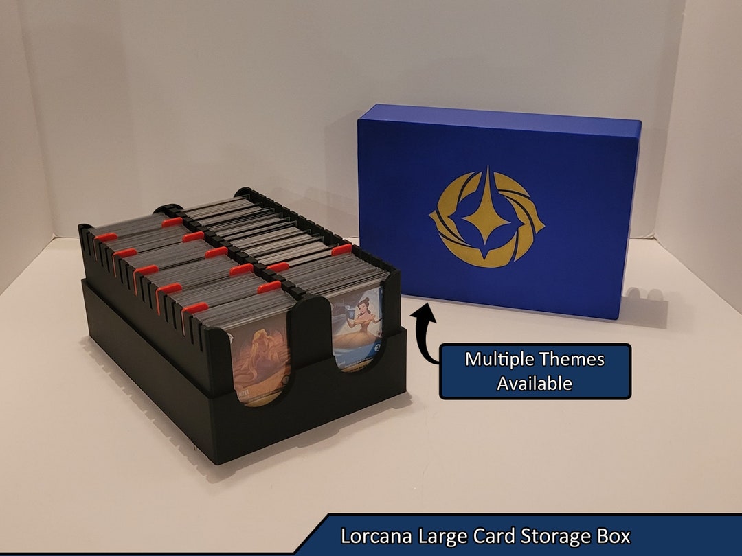 Lorcana Large Card Storage Box | Lorcana TCG - Etsy