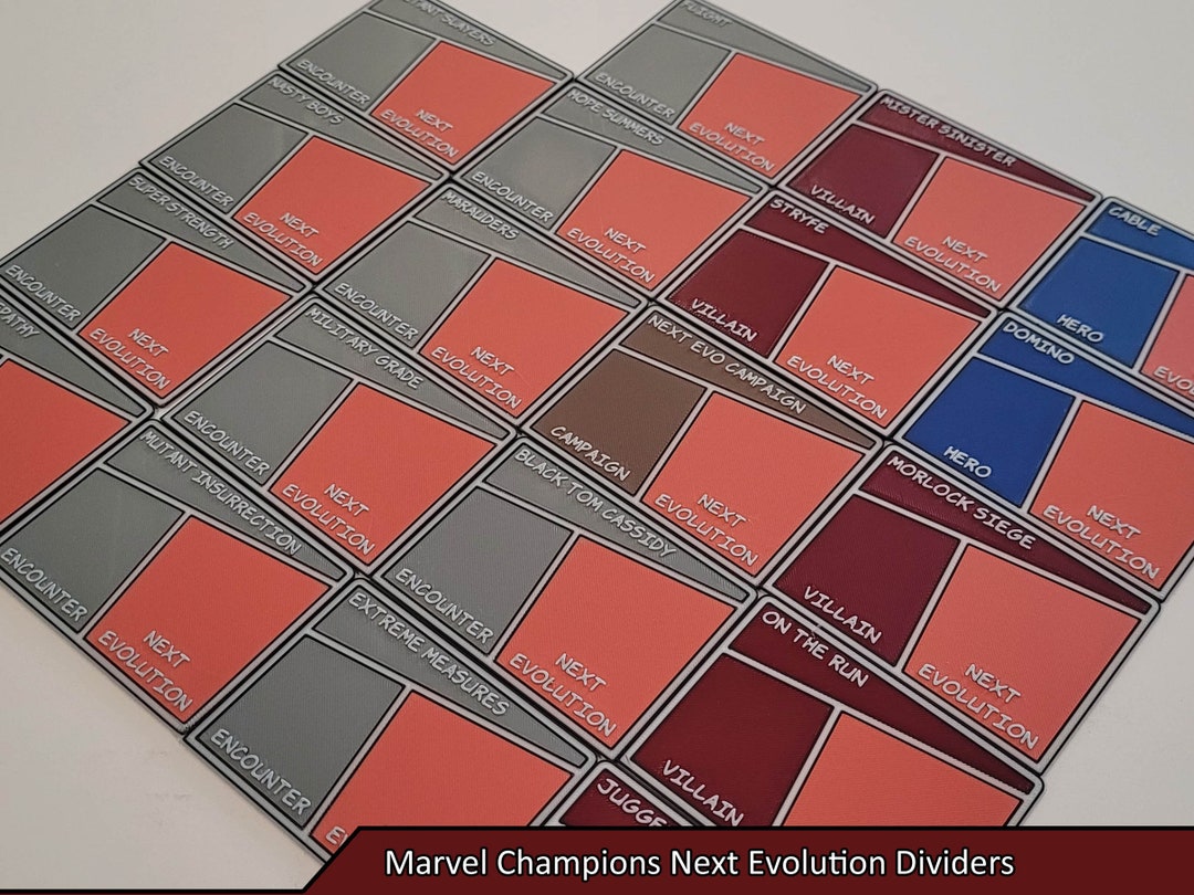 Marvel Champions Next Evolution Game Dividers | Marvel Champions the ...