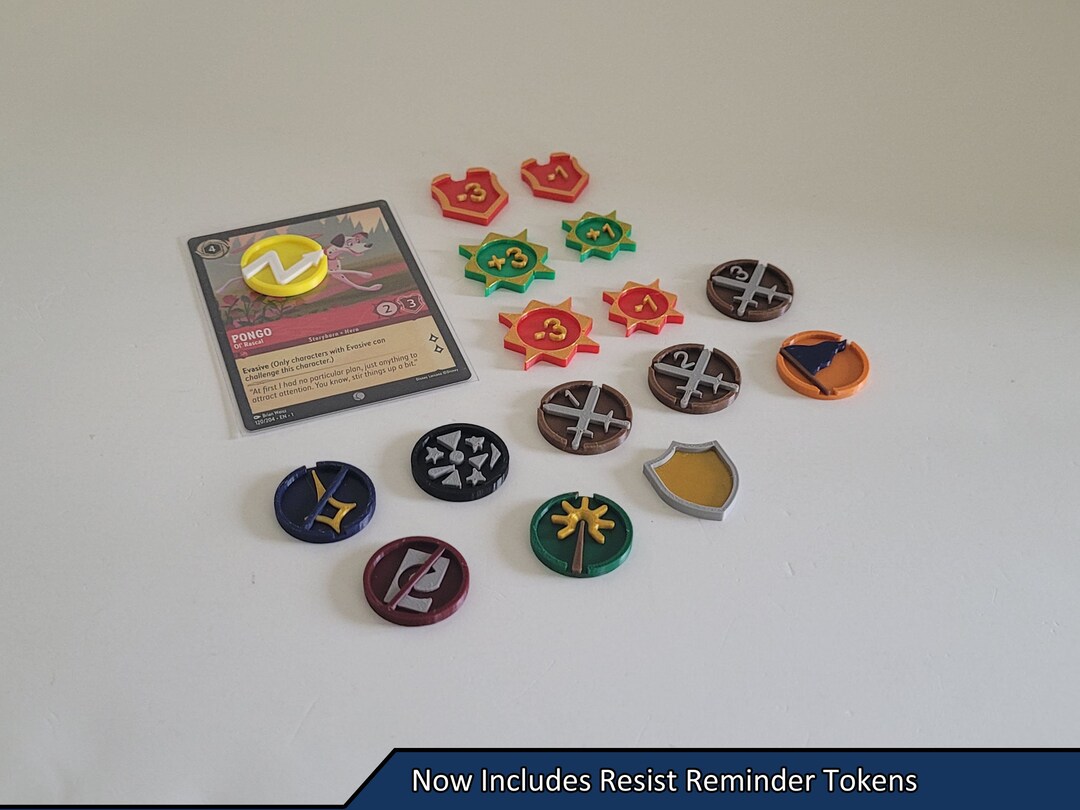 Lorcana Reminder Tokens Lorcana TCG Complete Set Includes 78 Tokens - Etsy Lorcana Reminder Tokens Lorcana TCG Complete Set Includes 78 Tokens - Etsy