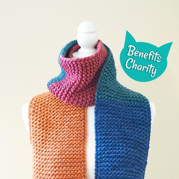 Knit Scarf Handmade - Etsy