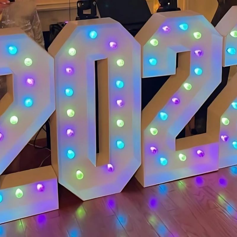 4ft Marquee Numbers - Etsy