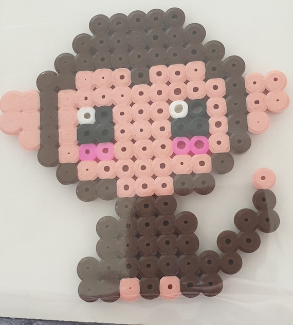 Monkey Hama Bead Design | Etsy