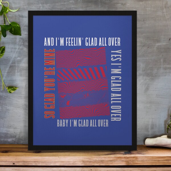 Glad All Over Lyrics - Etsy