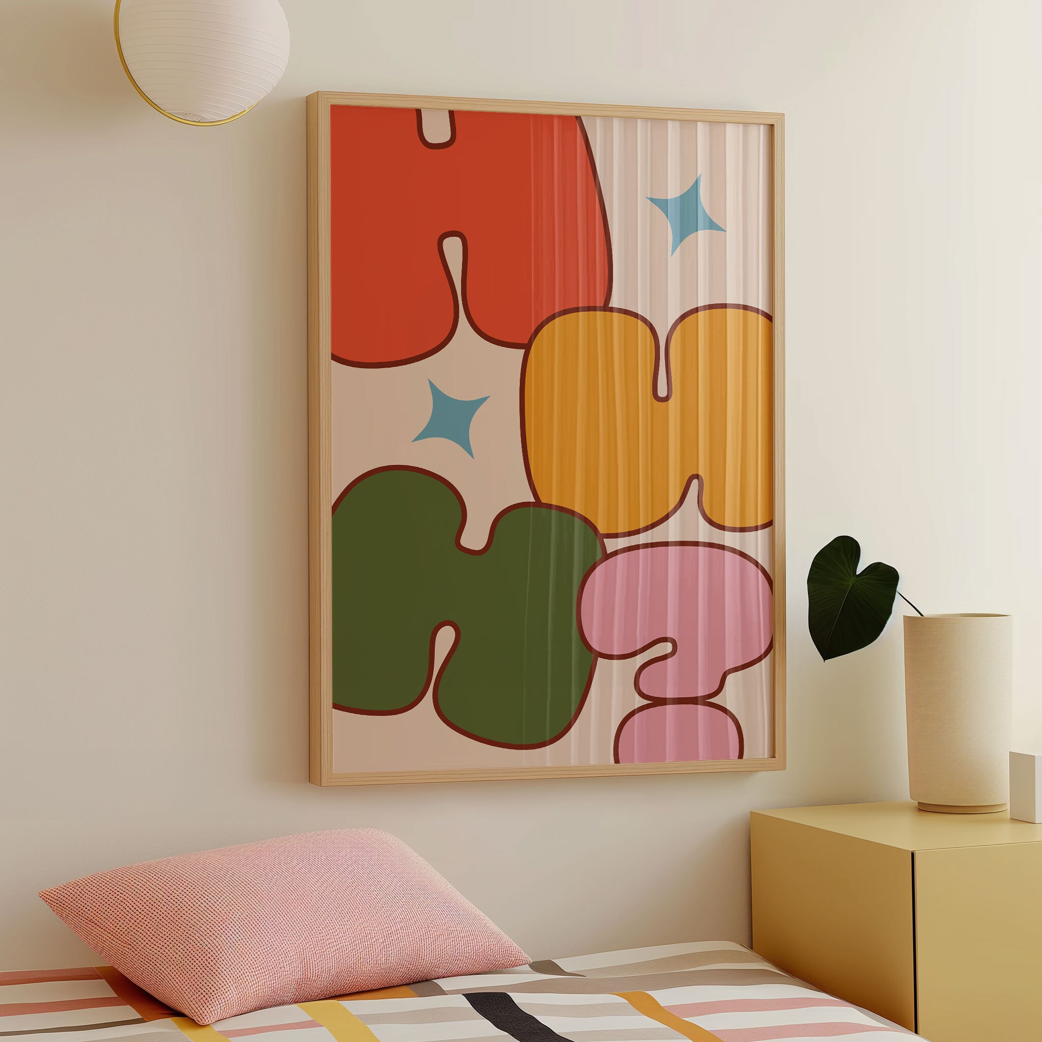 Huh? Comical, Trendy, Type Poster, Aesthetic Wall Art, Home Wall Art ...