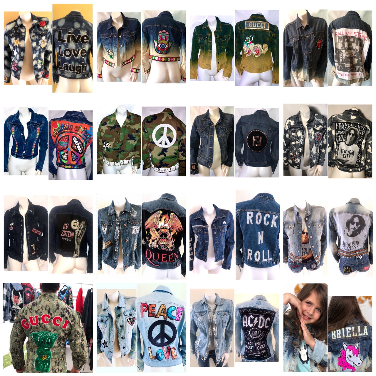 CREATE YOUR OWN Custom Order Jean Jacket - Etsy Canada