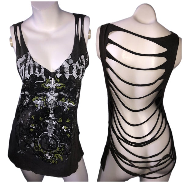 Cut up Band Shirt - Etsy