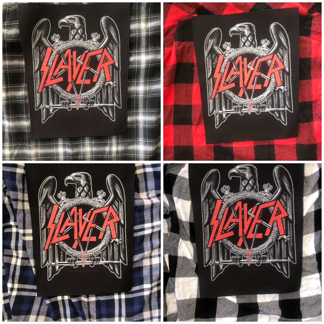 SLAYER Band Flannel Shirt - Etsy