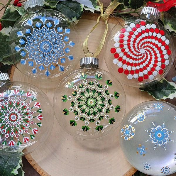 Dot Art Ornament - Etsy