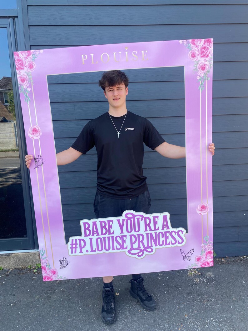 Business Selfie Board Prop Events Signage Selfie Signs 6ft H X 3ft W ...