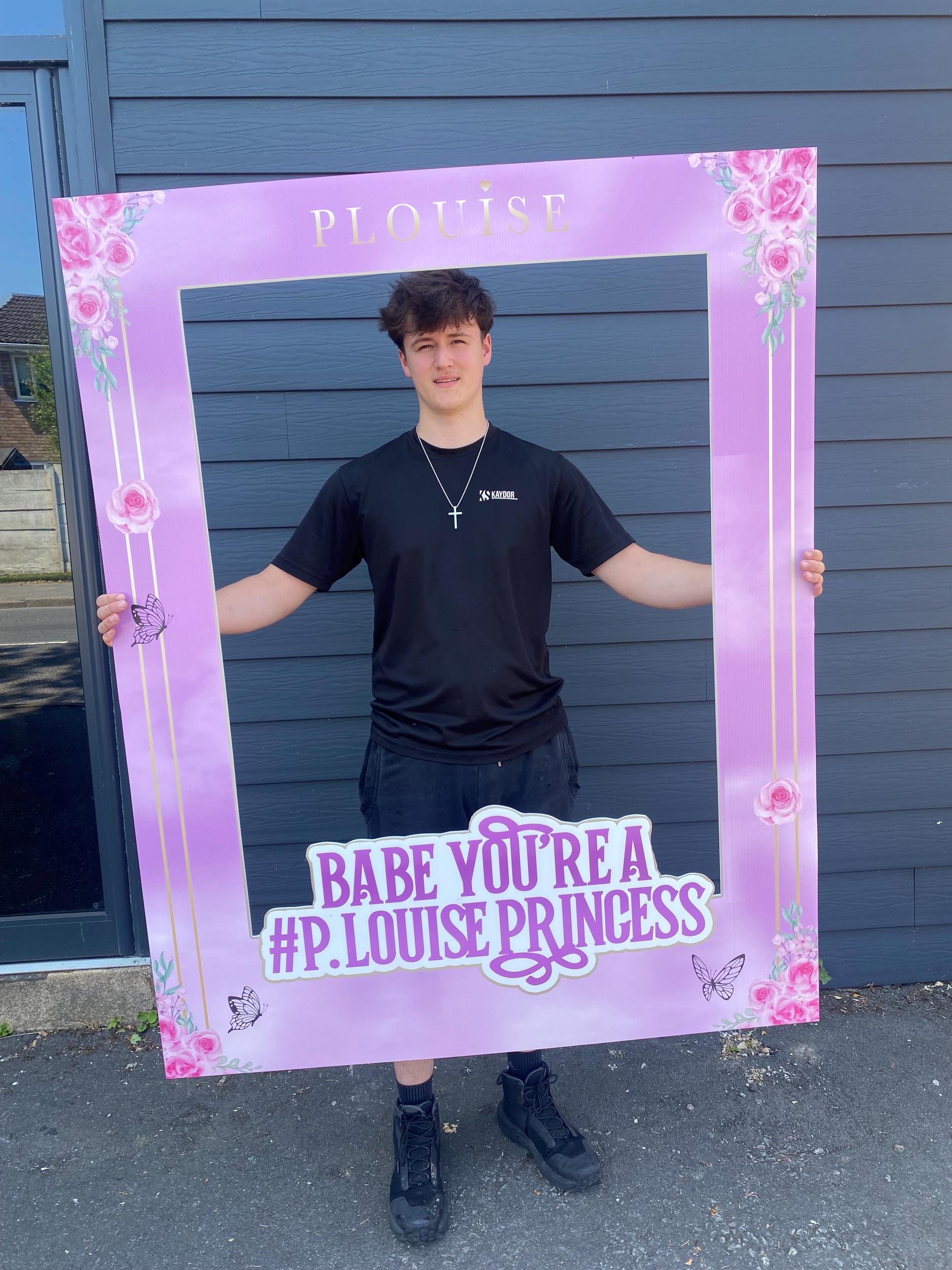 Business Selfie Board Prop Events Signage Selfie Signs 6ft H X 3ft W ...