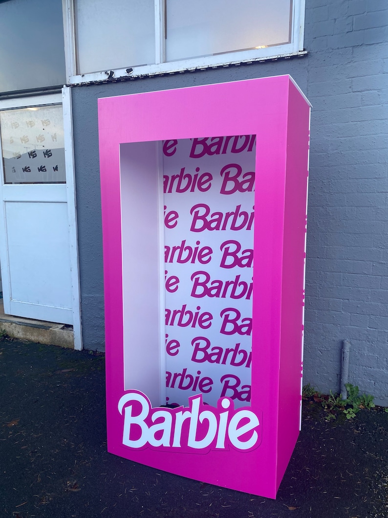 6ft High Life Size Barbie Box Prop Events Signage Selfie Signs Barbie ...
