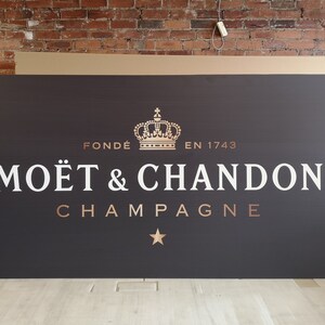 Moet and Chandon Sign 6ft X 3ft Bar Sign - Etsy