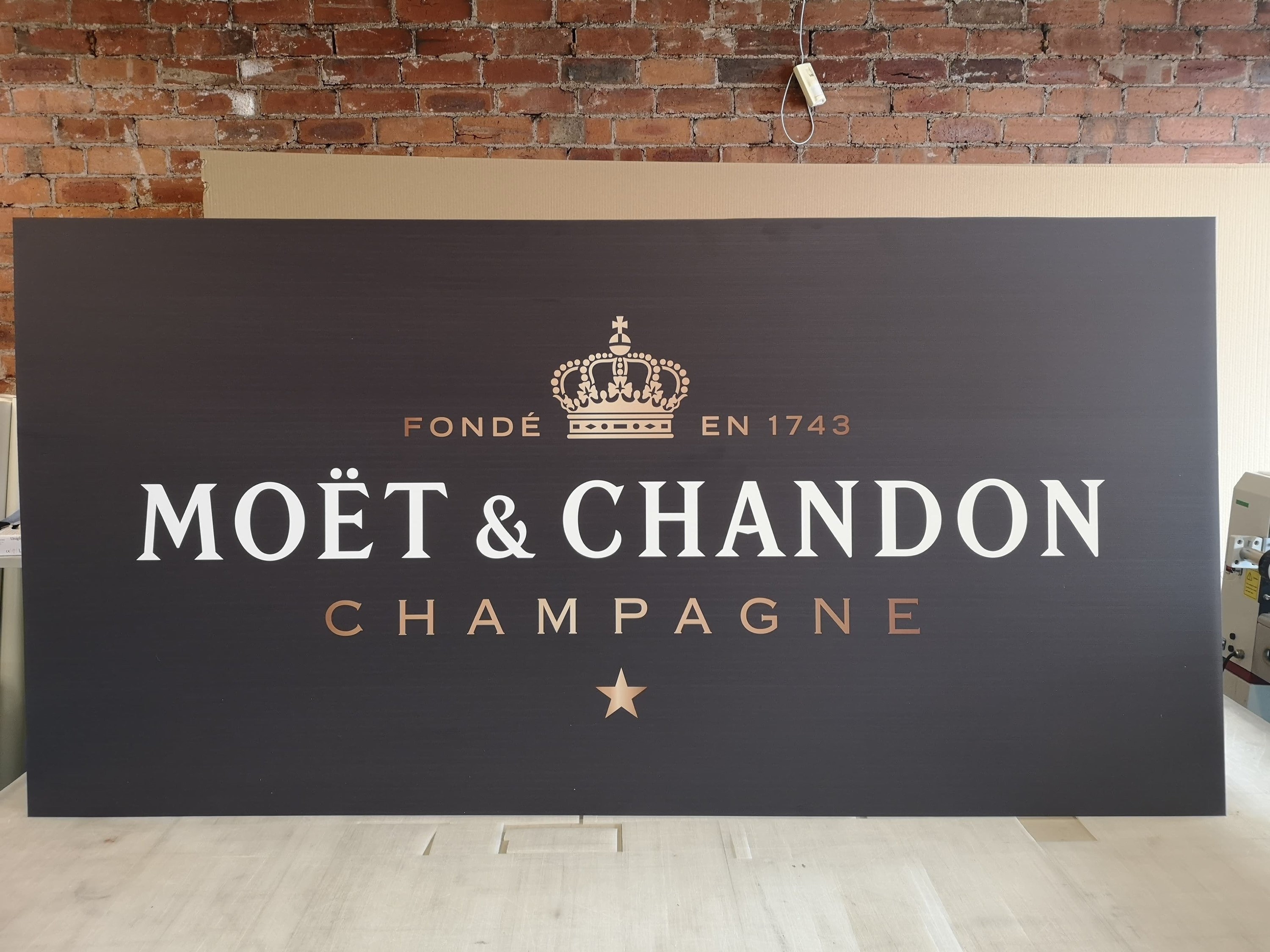 Moet and Chandon Sign 6ft X 3ft Bar Sign - Etsy