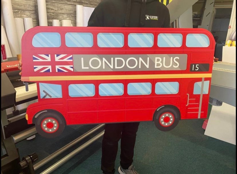 Red London Bus 1m Wide Events Prop - Etsy UK