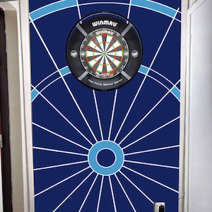 BLUE Darts Board Backing Board Protective Board 7ft H X 4ft W (5mm ...