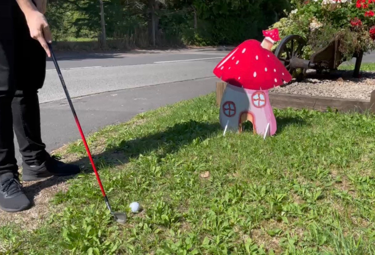 Crazy Golf Putting Back Drop Prop NEW Any Design Personalised Golf ...