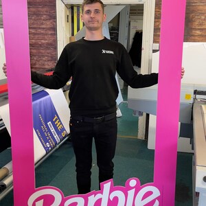 Barbie or Ken Cut Out 7ft High Prop Events Signage Selfie Signs PRICE ...