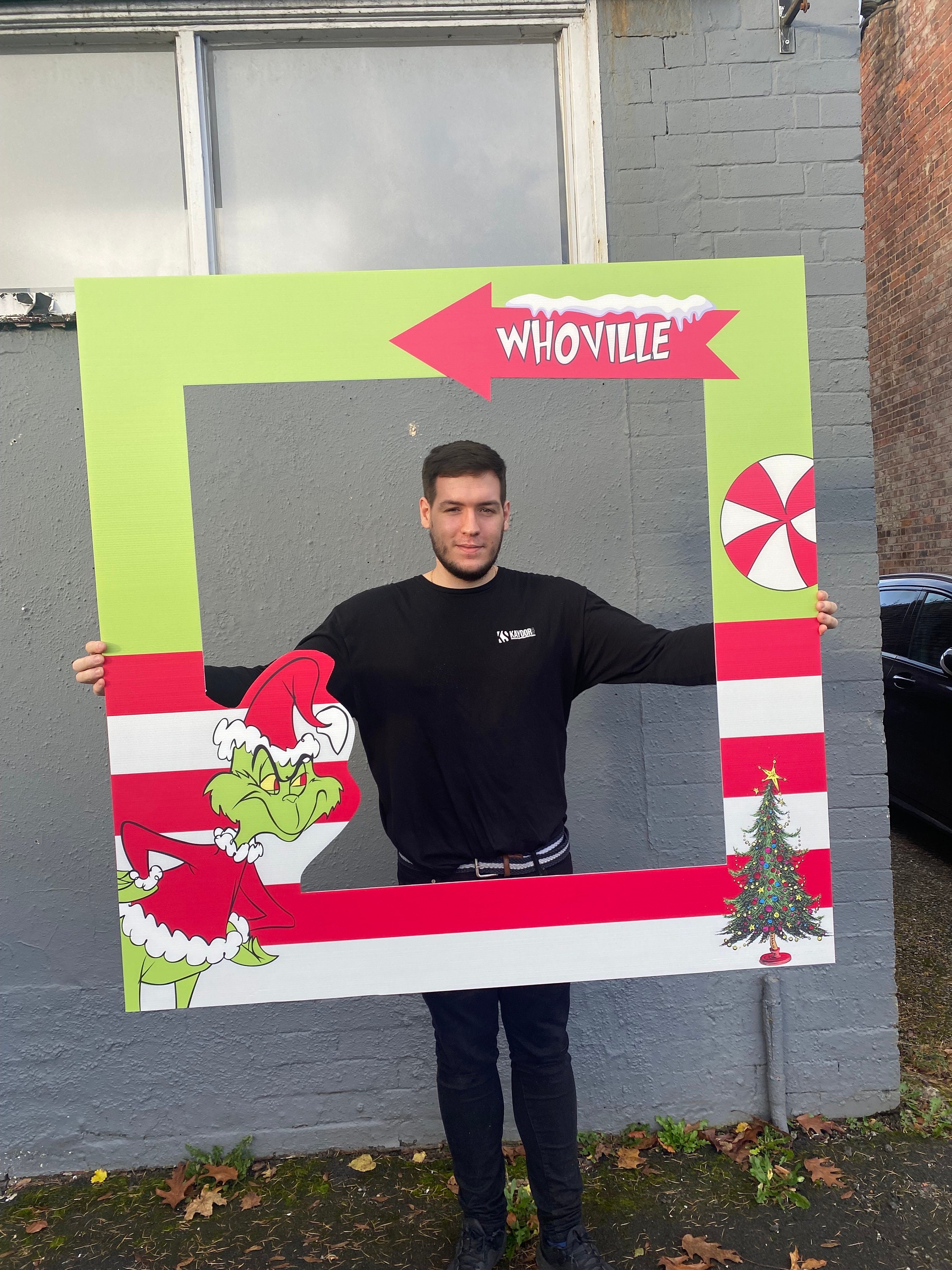 Grinch Cut Out 4ft X 4ft High Prop Events Signage Selfie Signs GRINCH ...