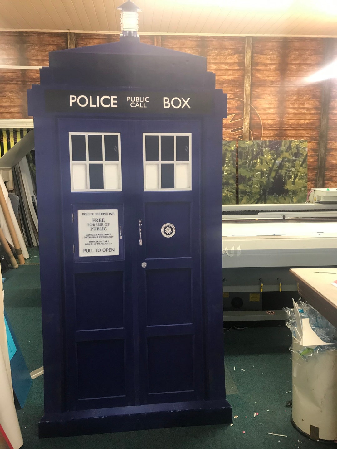 8ft High Dr Who Tardis Plastic Cut Out Giant Tardis - Etsy UK