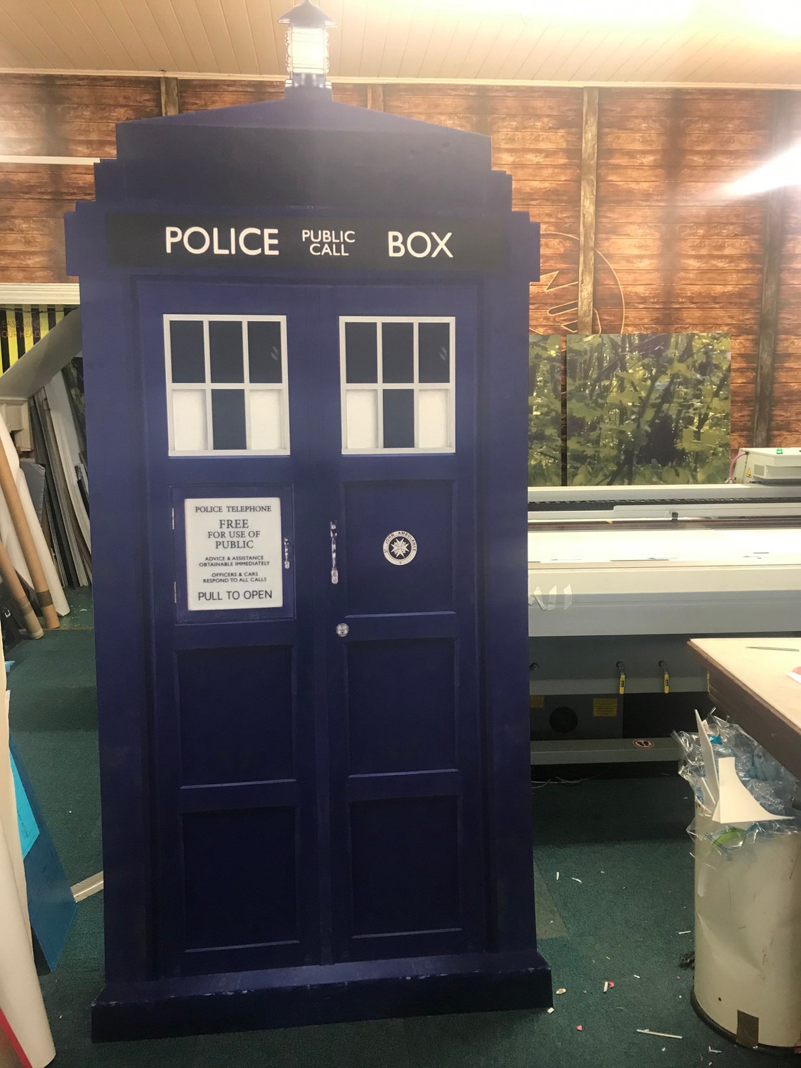 8ft High Dr Who Tardis Plastic Cut Out Giant Tardis - Etsy UK