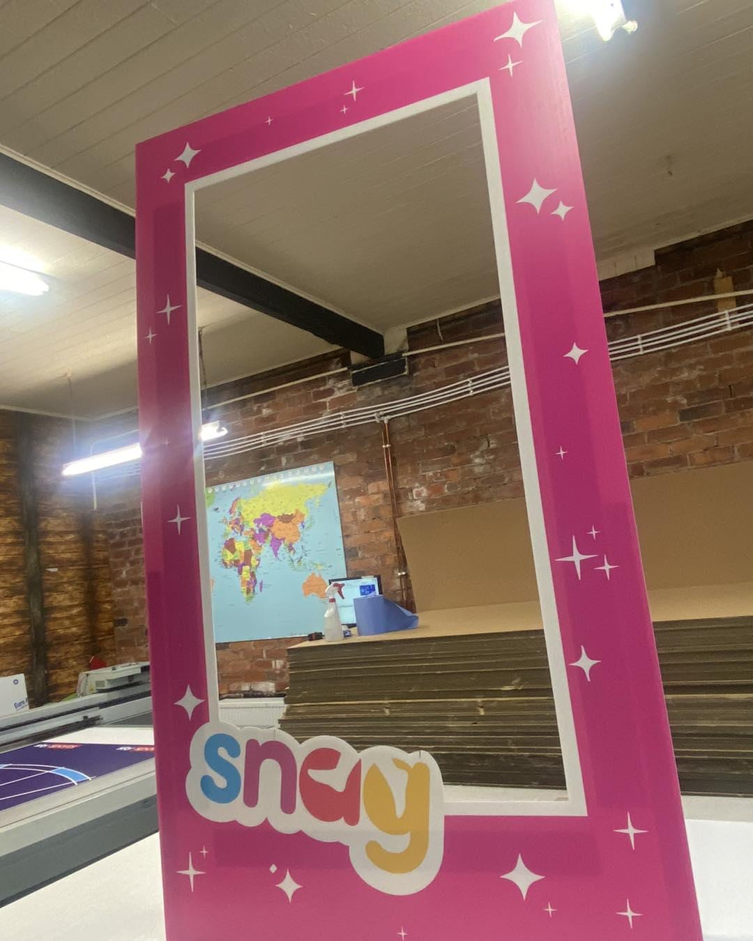 Business Selfie Board Prop Events Signage Selfie Signs 6ft H X 3ft W ...