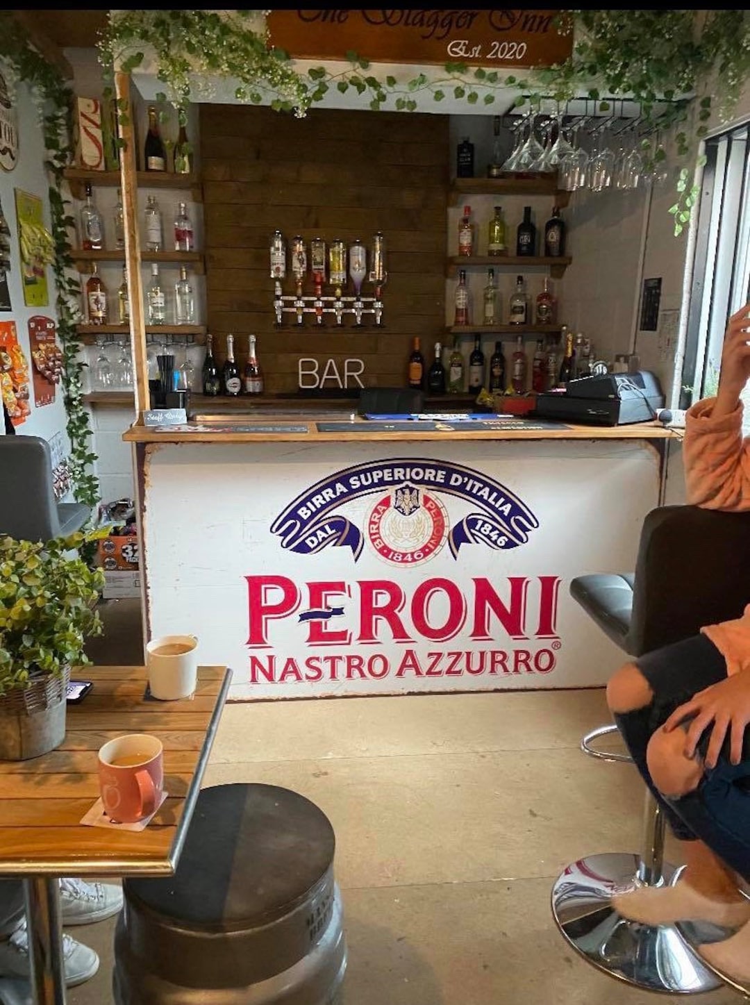 Peroni Sign 6ft X 3ft White Bar Sign Man Shed Sign - Etsy