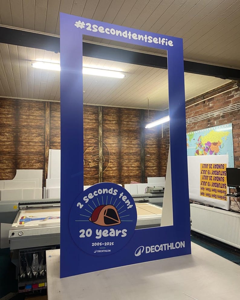 Business Selfie Board Prop Events Signage Selfie Signs 6ft H X 3ft W ...