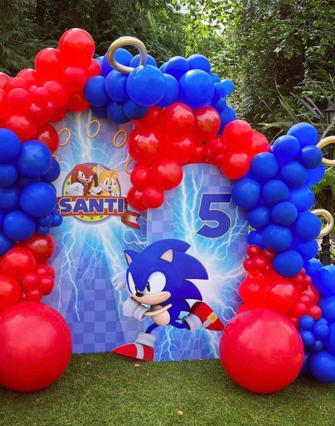 Full Set Sonic Backdrop Set of 2 With Sonic Birthday Backdrop - Etsy UK