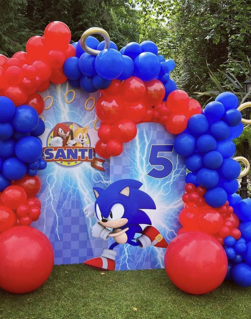 Full Set Sonic Backdrop Set of 2 With Sonic Birthday Backdrop - Etsy UK