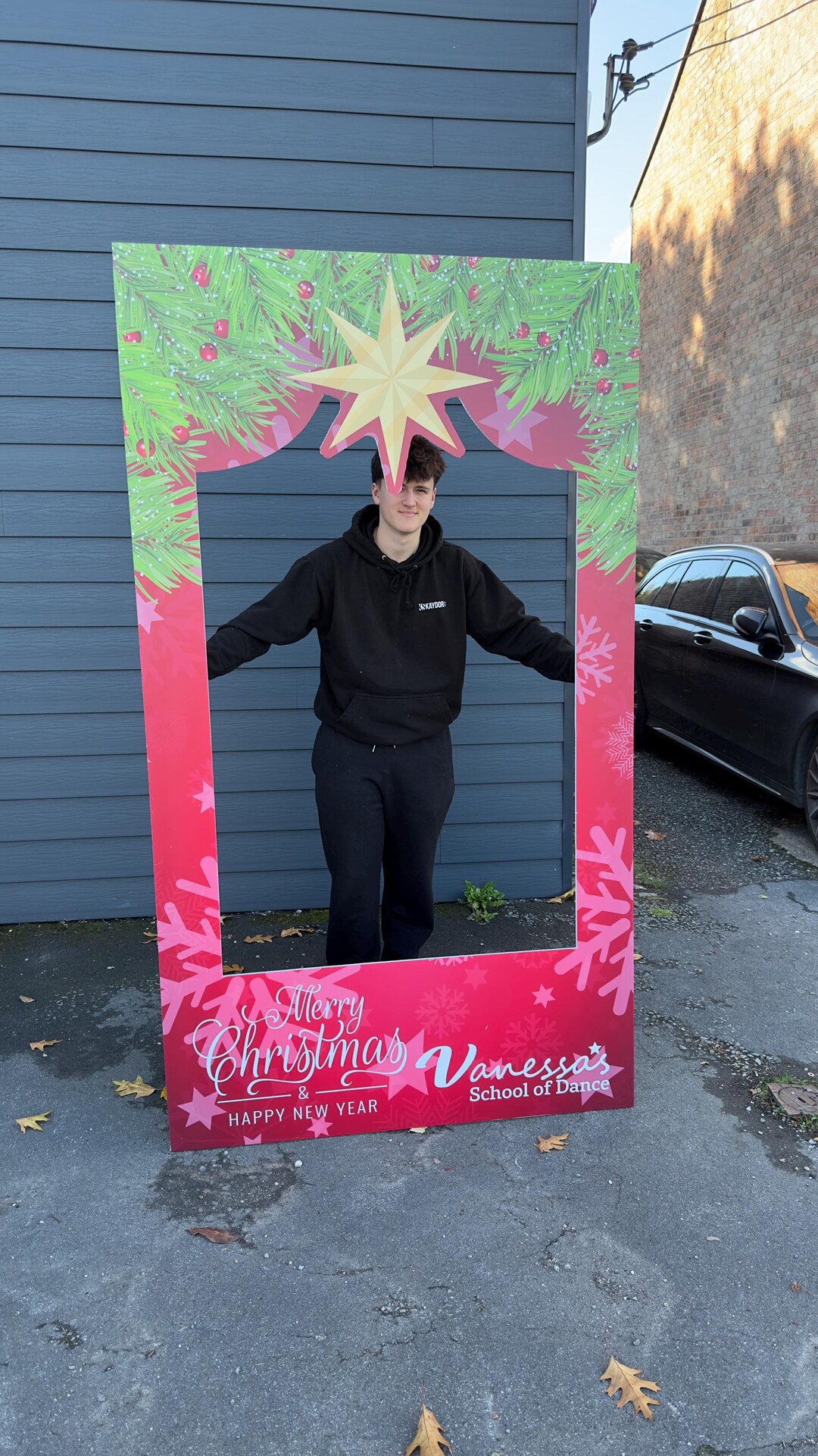 6ft High X 3ft Wide Christmas Face Cut Out Board Christmas Prop Selfie ...