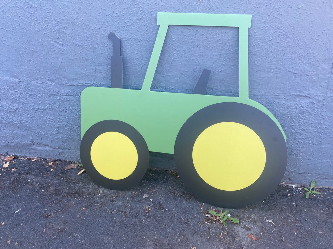 3ft Wide Plastic Cut Out Tractor Boys Birthday Prop Farmer Prop - Etsy UK